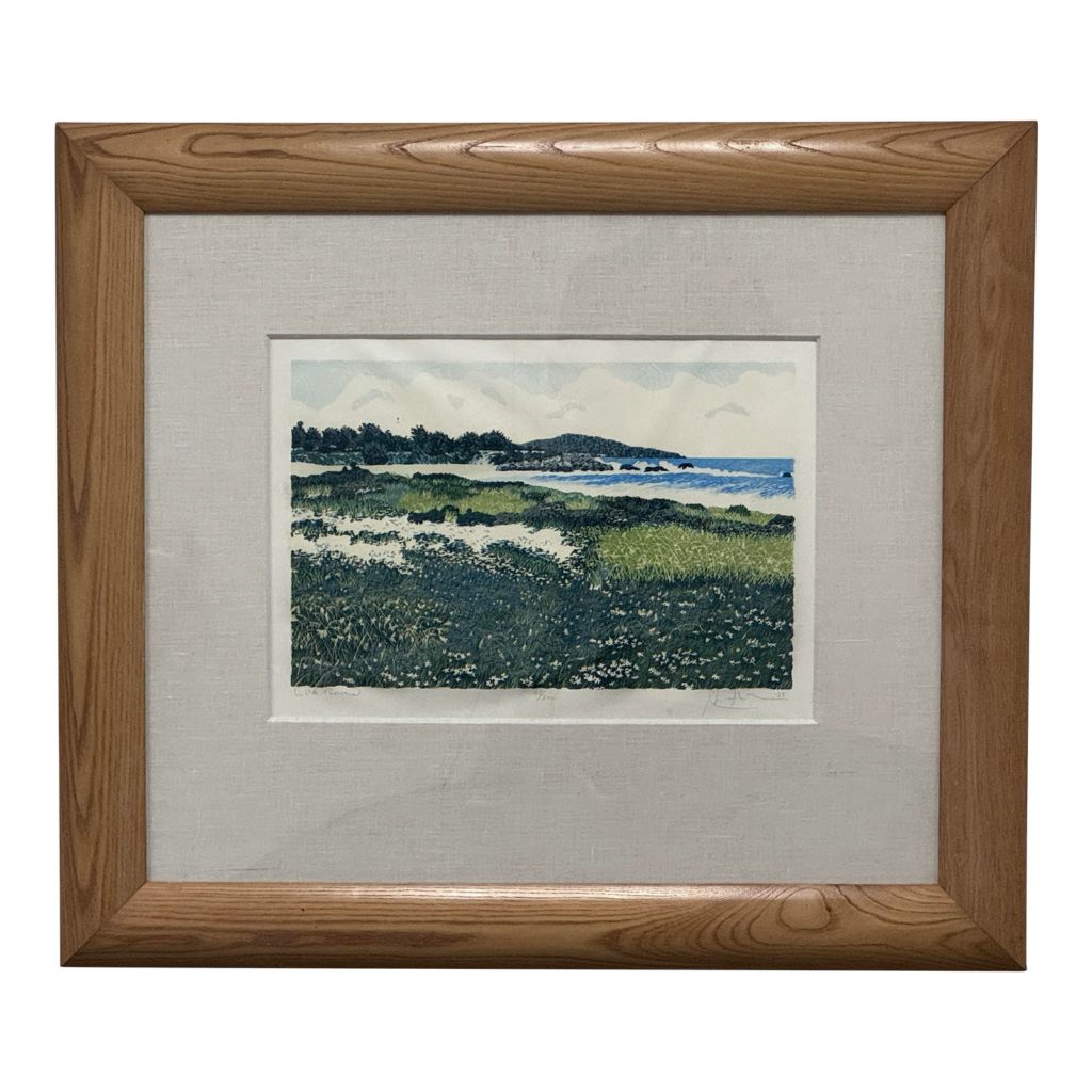 Gordon Louis Mortensen "Wild Flowers" Woodblock Art Print - Design Plus ...