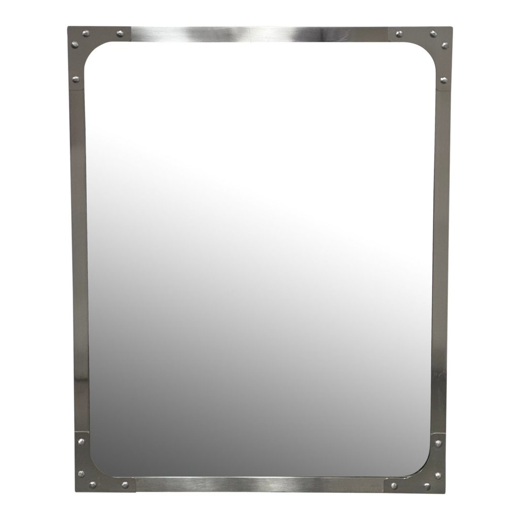 Restoration Hardware Industrial Rivet Pivot Mirror - Design Plus Gallery