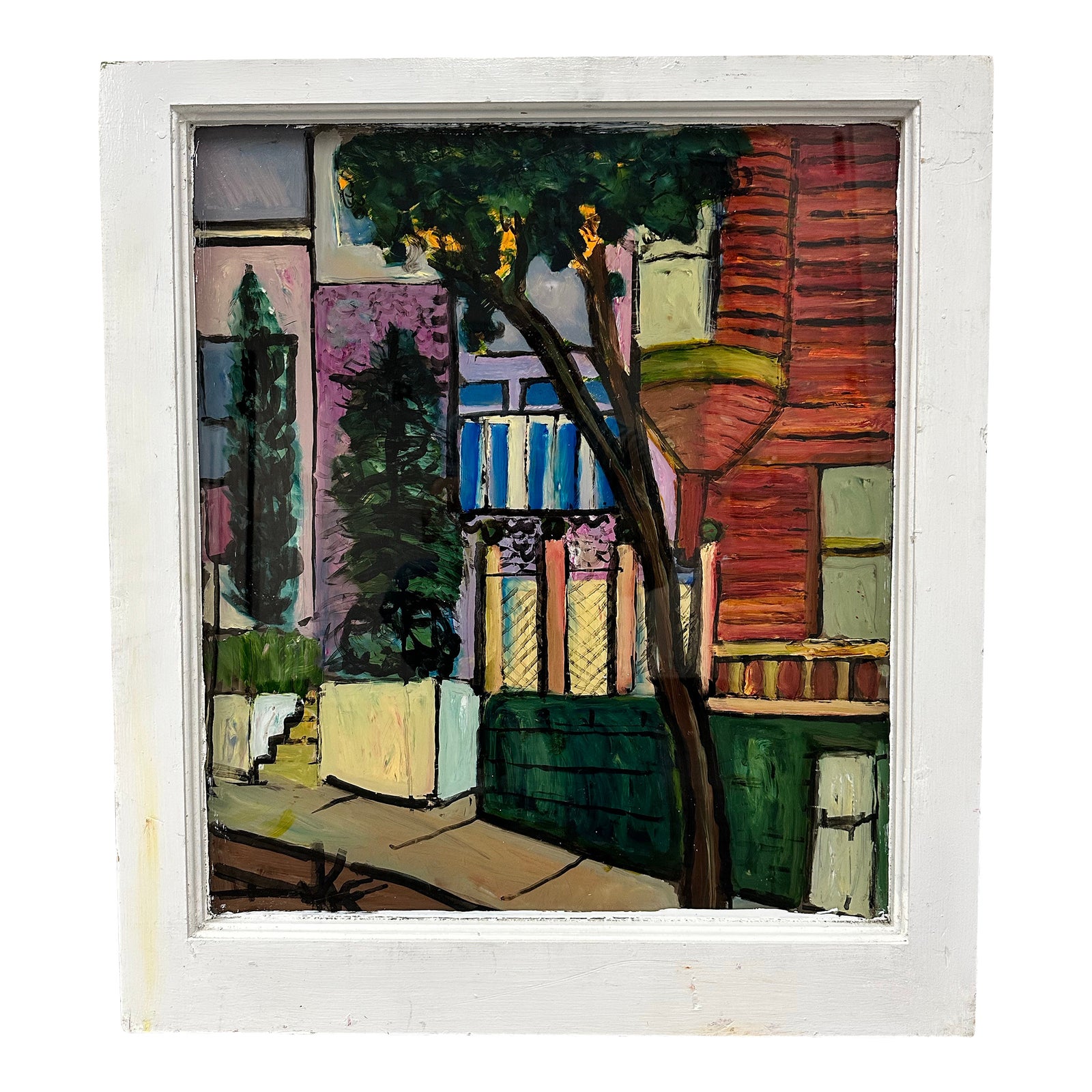 Chris Duke Hayes Valley Stoop Window Panel Artwork. Original Price ...