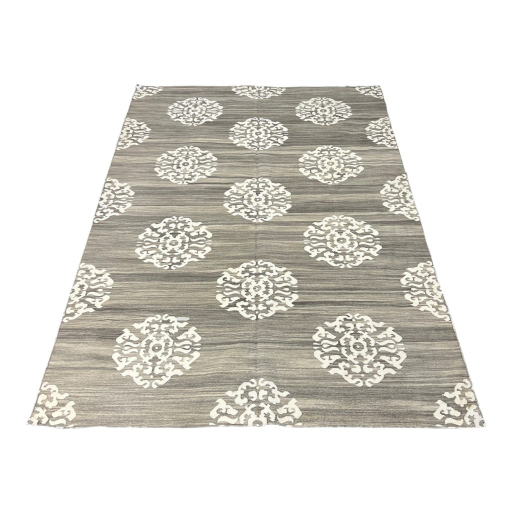 Art Deco Wool/Silk Area Rug – 8′11″ × 11′10″ | Design Plus Gallery