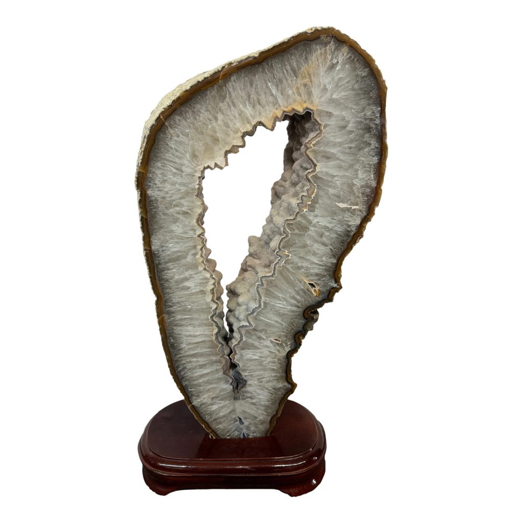 Very Large Mounted Agate Geode - Design Plus Gallery