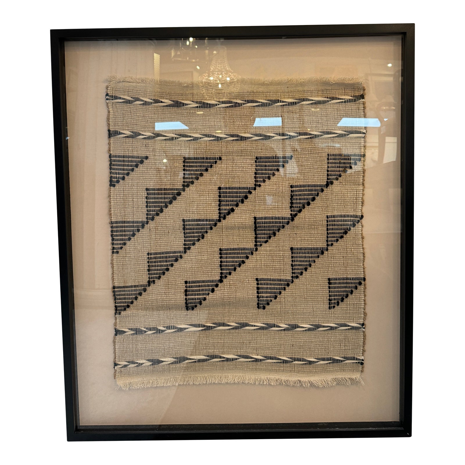 four-hands-nalle-framed-textile-5116 - Design Plus Gallery