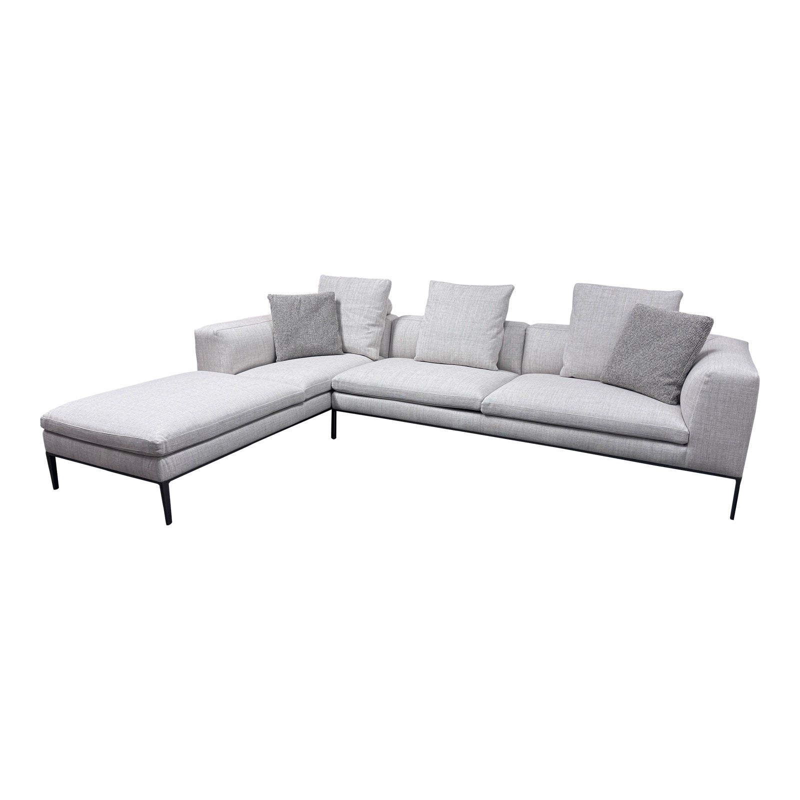 NEW B&B Italia Michel Spora Left Chaise Two Piece Sectional. Original ...