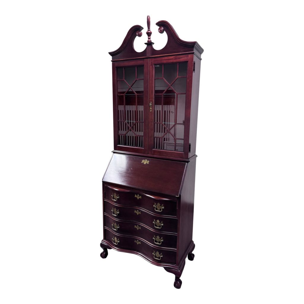 Jasper Cabinet Rosewood Finish Secretary Desk - Design Plus Gallery