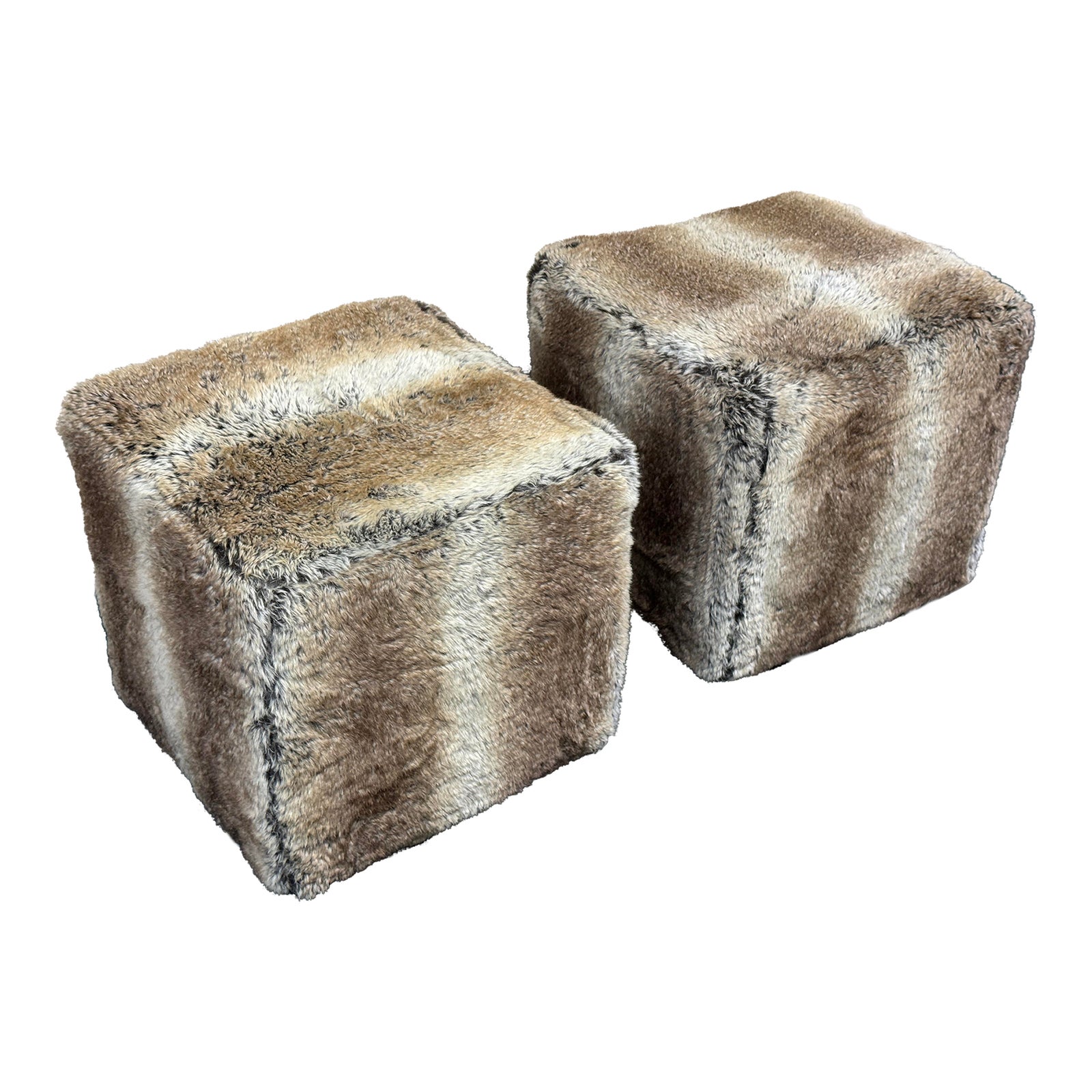 1960s Mid-Century Modern Chrome and Leather Square Ottoman | Design ...