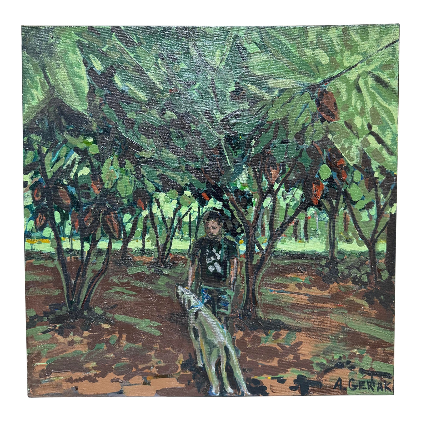 Mathew Frederick Original Oil Painting Custom Framed, Signed | Design ...