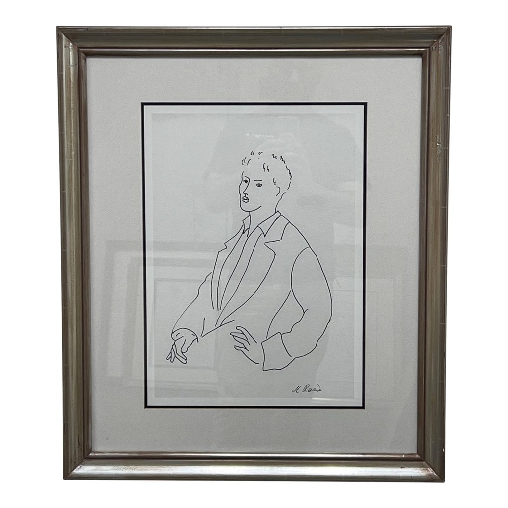 1920's Parisian Man Print by M. Racine - Design Plus Gallery