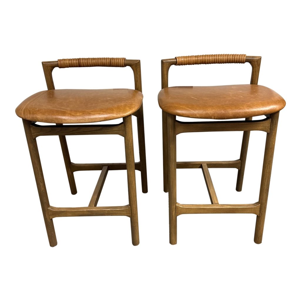 Four Hands Baden Counter Stools, a Pair. Original Price: $1,200 ...