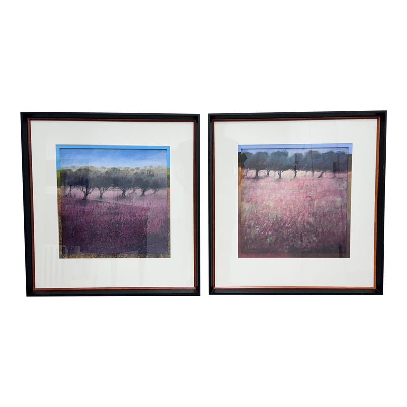 Ken Hildrew Framed Reproduction Prints, a Pair - Design Plus Gallery