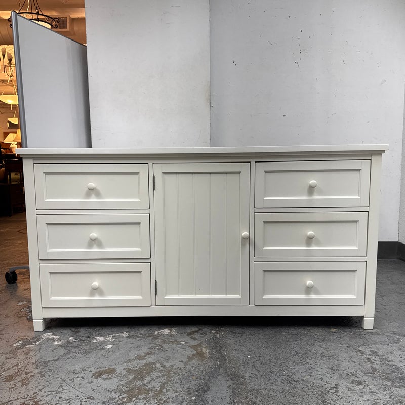 Pottery Barn Beadboard 6 Drawer Wide Dresser. Original Price 1 500 Design Plus Gallery
