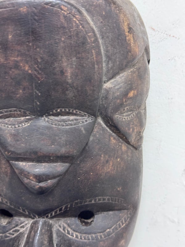 Handcrafted Makishi Carved Wood Wall Mask | Design Plus Gallery