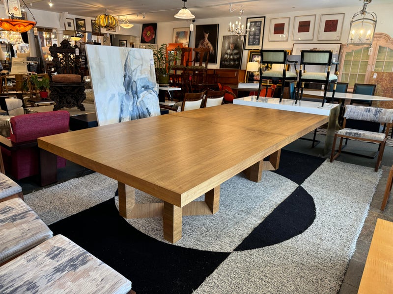 Custom Design Contemporary 120 Inch Dining Table, Two Piece. Original ...