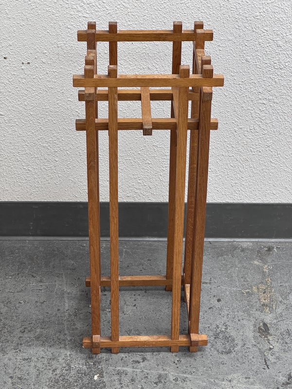 Mid 20th Century Modern Teak Wood Plant Stand - Design Plus Gallery