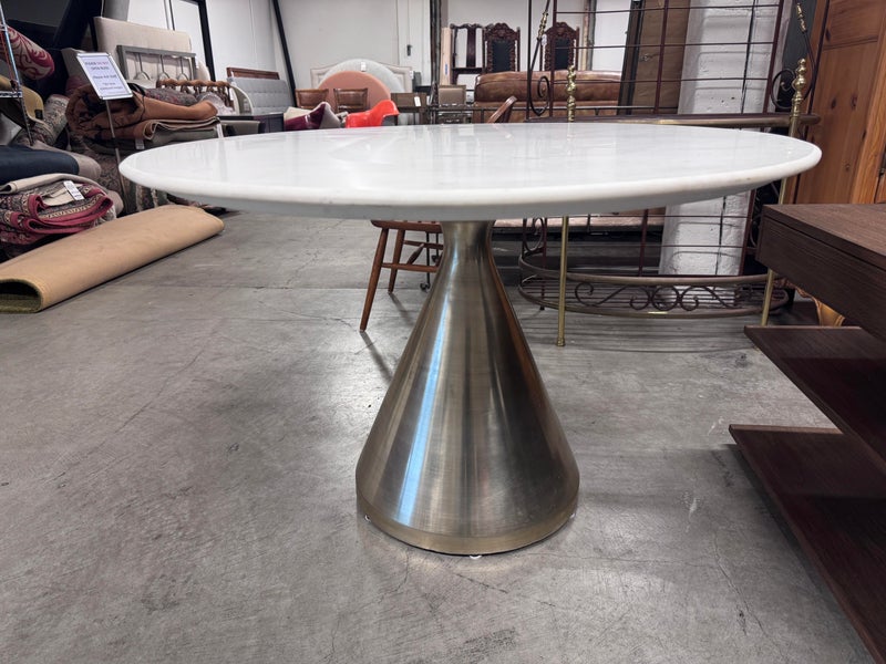 Silhouette pedestal dining table store