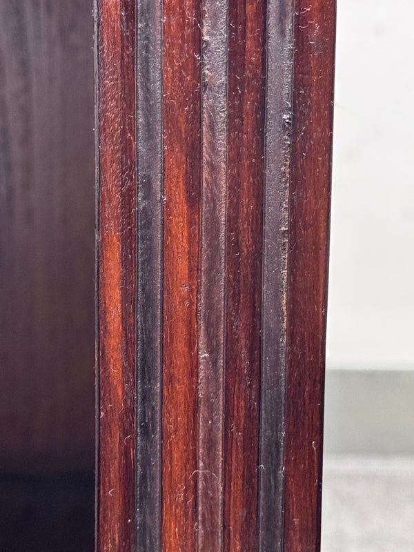 Traditional Dark Cherry Wood Finish Bookshelf - Design Plus Gallery