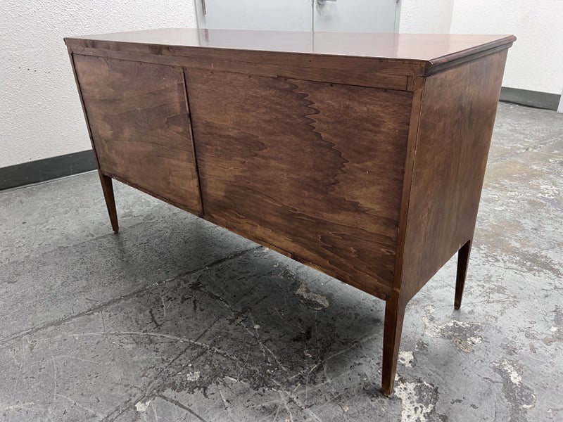 Mid 20th Century Italian Six Drawer Walnut Dresser - Design Plus Gallery