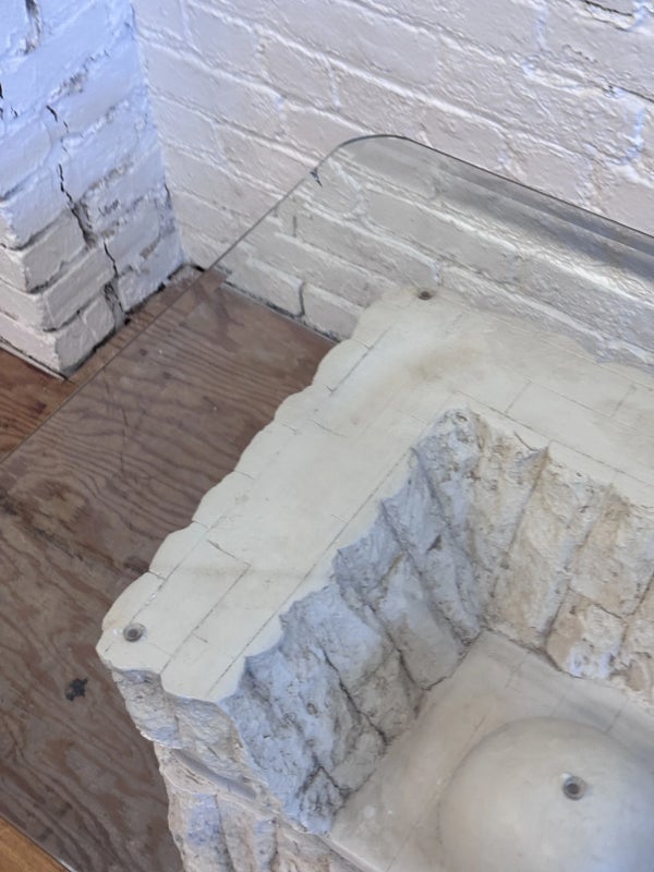 Circa 1980's Magnussen Ponte Tessellated Mactan Stone Stone Side Table ...