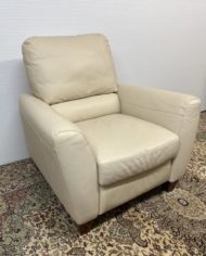Italsofa Leather Recliner. Original Price: $1,200 - Design Plus Gallery
