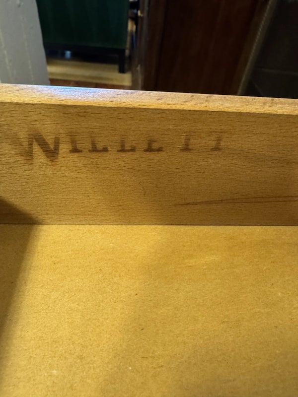 Mid Century Modern Willet Trans-East Cherry Wood Credenza - Design Plus ...