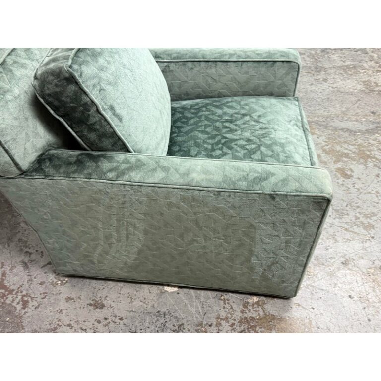 A. Rudin No. 706 Sage Green Velvet Lounge Chairs, a Pair - Design Plus ...