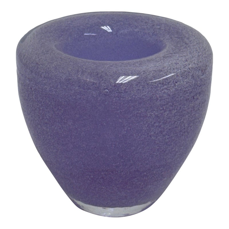 Salviati Glass Company Small Lavender Glass Vase - Design Plus Gallery