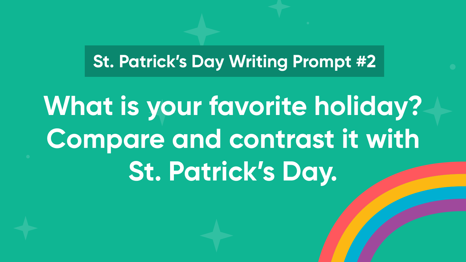 22 St. Patrick’s Day Writing Prompts and Activities | Houghton Mifflin ...