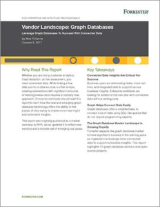 Forrester Research: Graph Databases Vendor Landscape [Free Report] – ODBMS.org