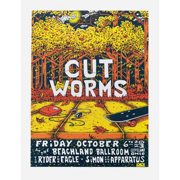 Cut Worms at Beachland Ballroom Cleveland Poster | Cut Worms | Online ...