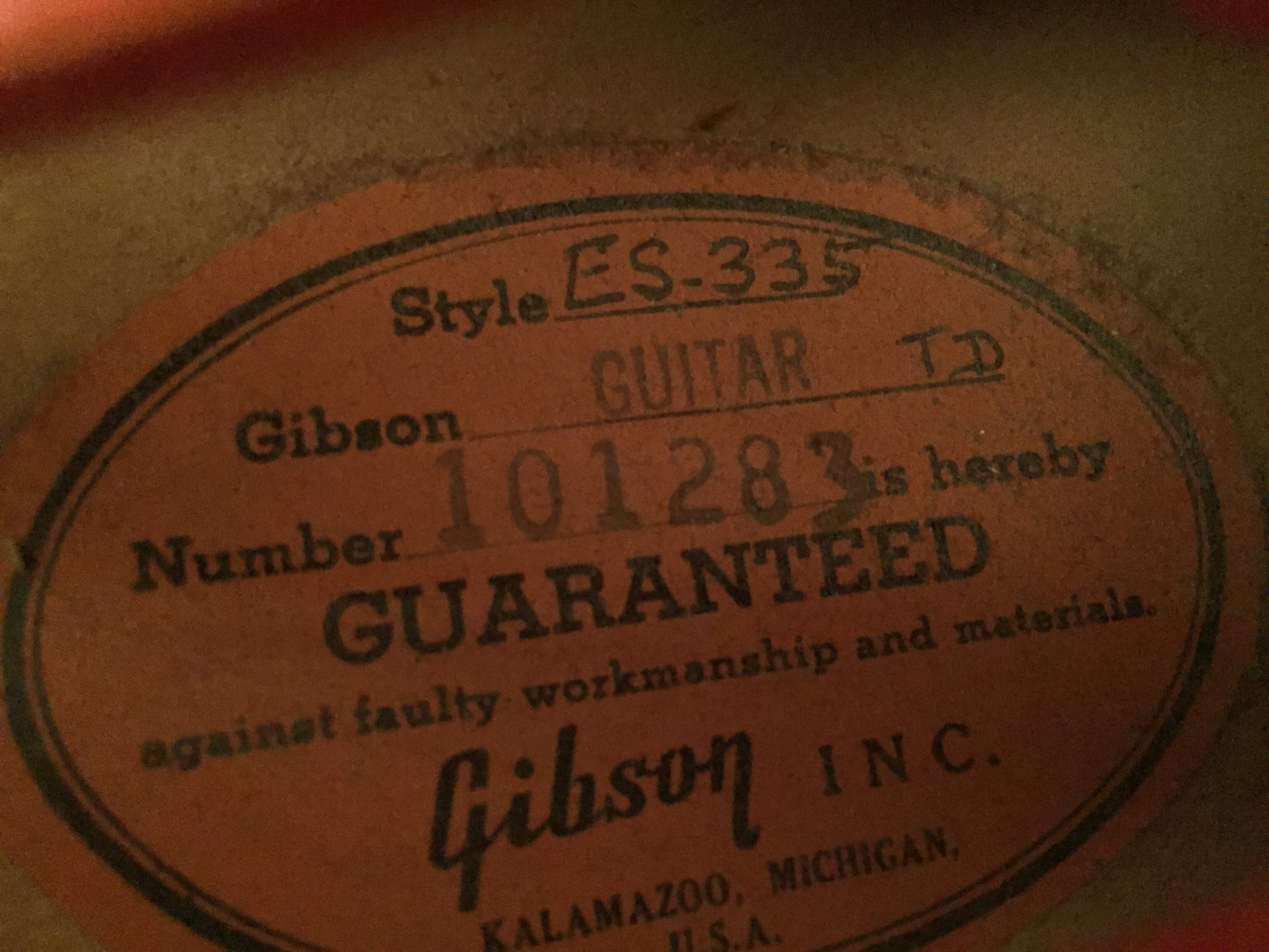 Gibson ES-335 1963