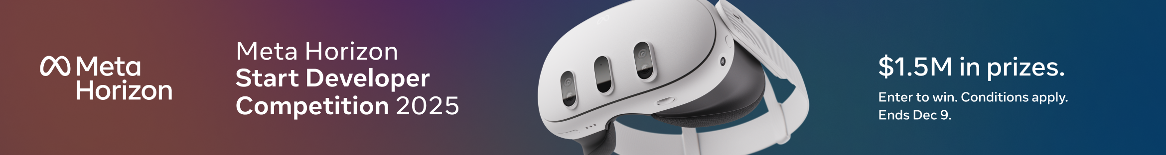Meta Horizon Start Developer Competition: Accelerate your VR development journey with Meta ...