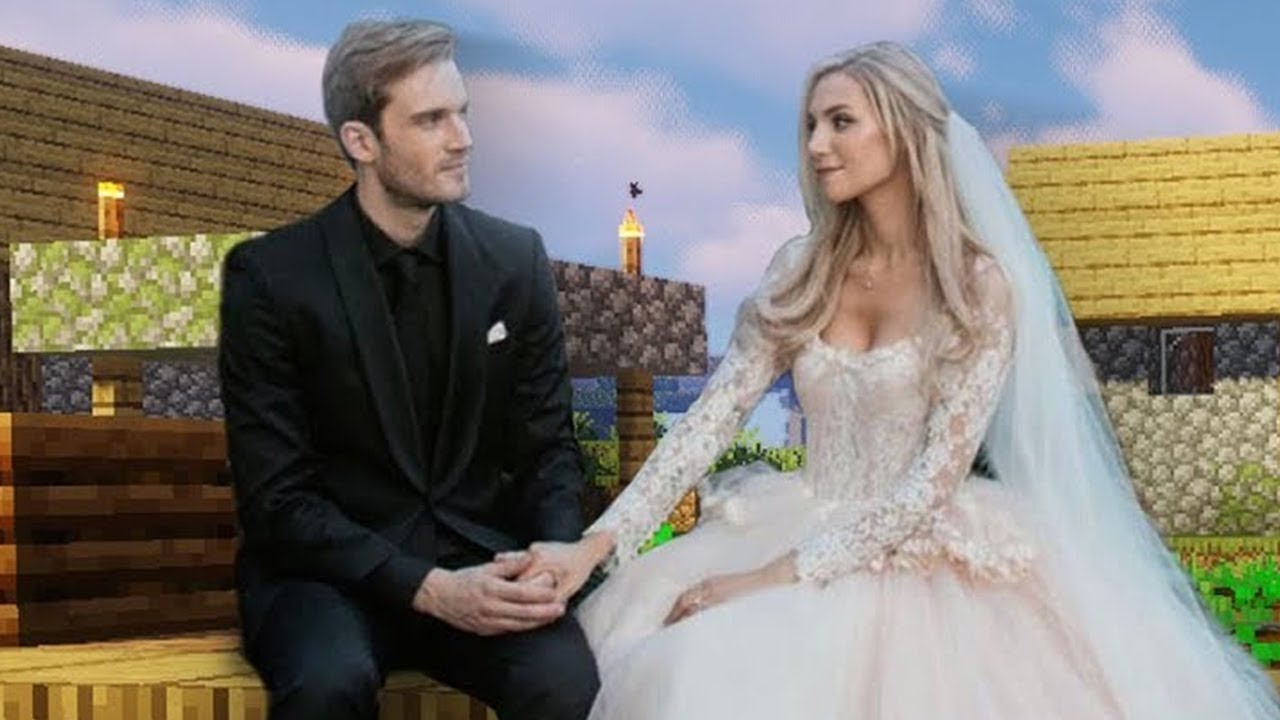 PewDiePie explains to Minecraft dog how his wedding was the "best day ...