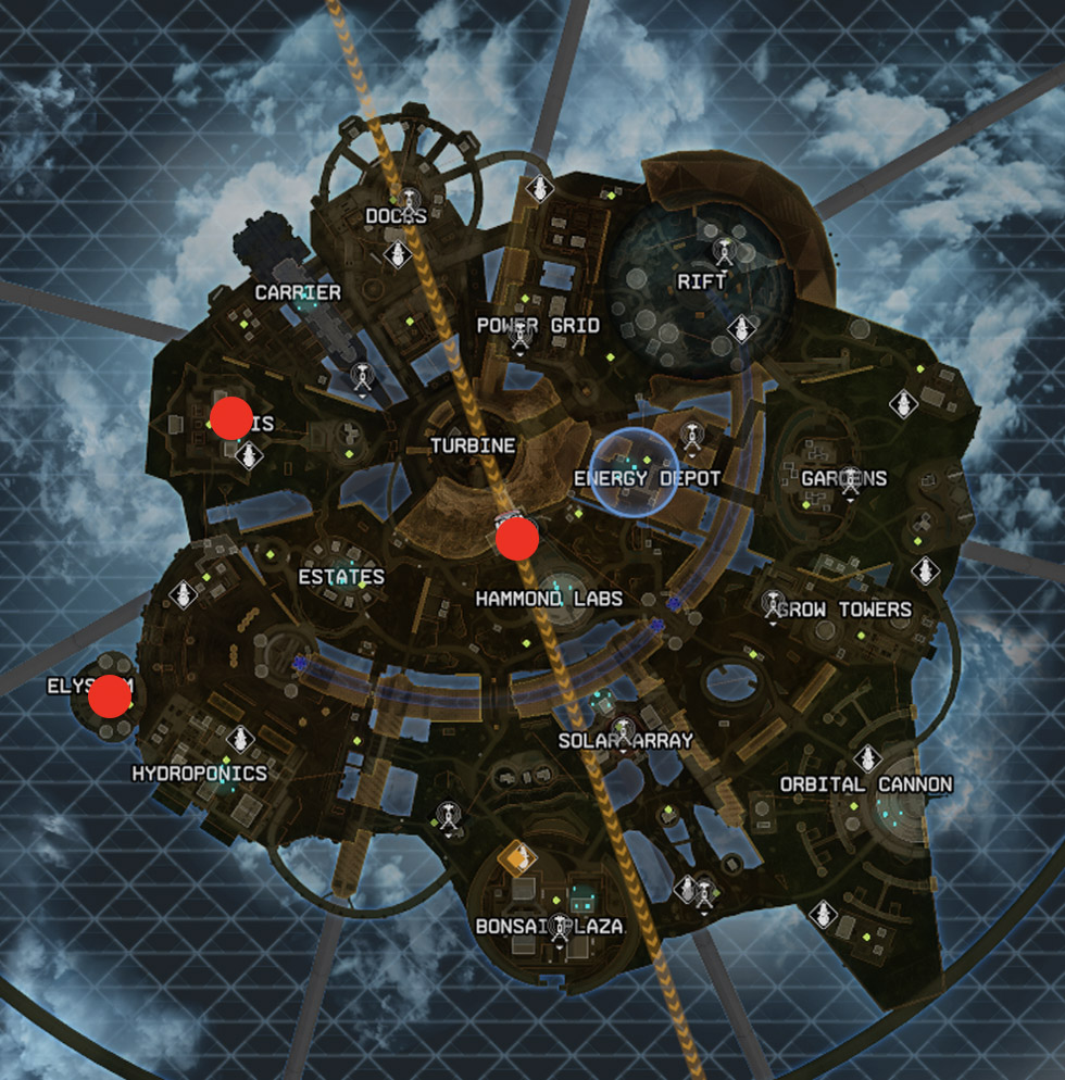 All gold loot locations on Olympus in Apex Legends - Dexerto