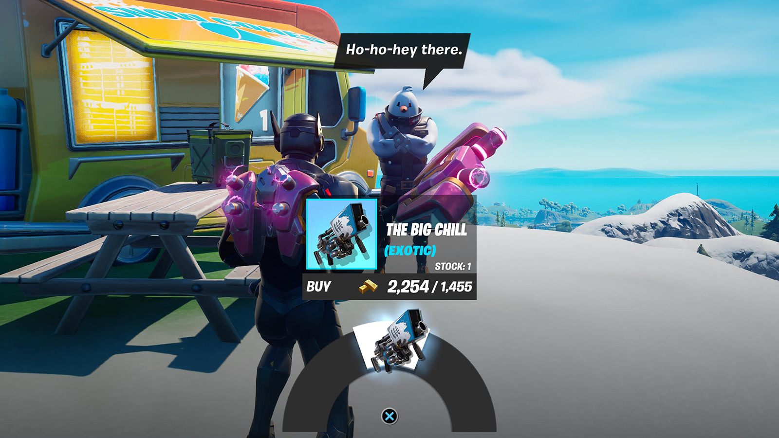 How to get The Big Chill exotic launcher in Fortnite Season 5 - Dexerto