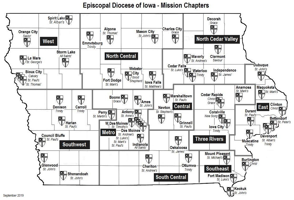Organizational Structure | Diocese of Iowa Office
