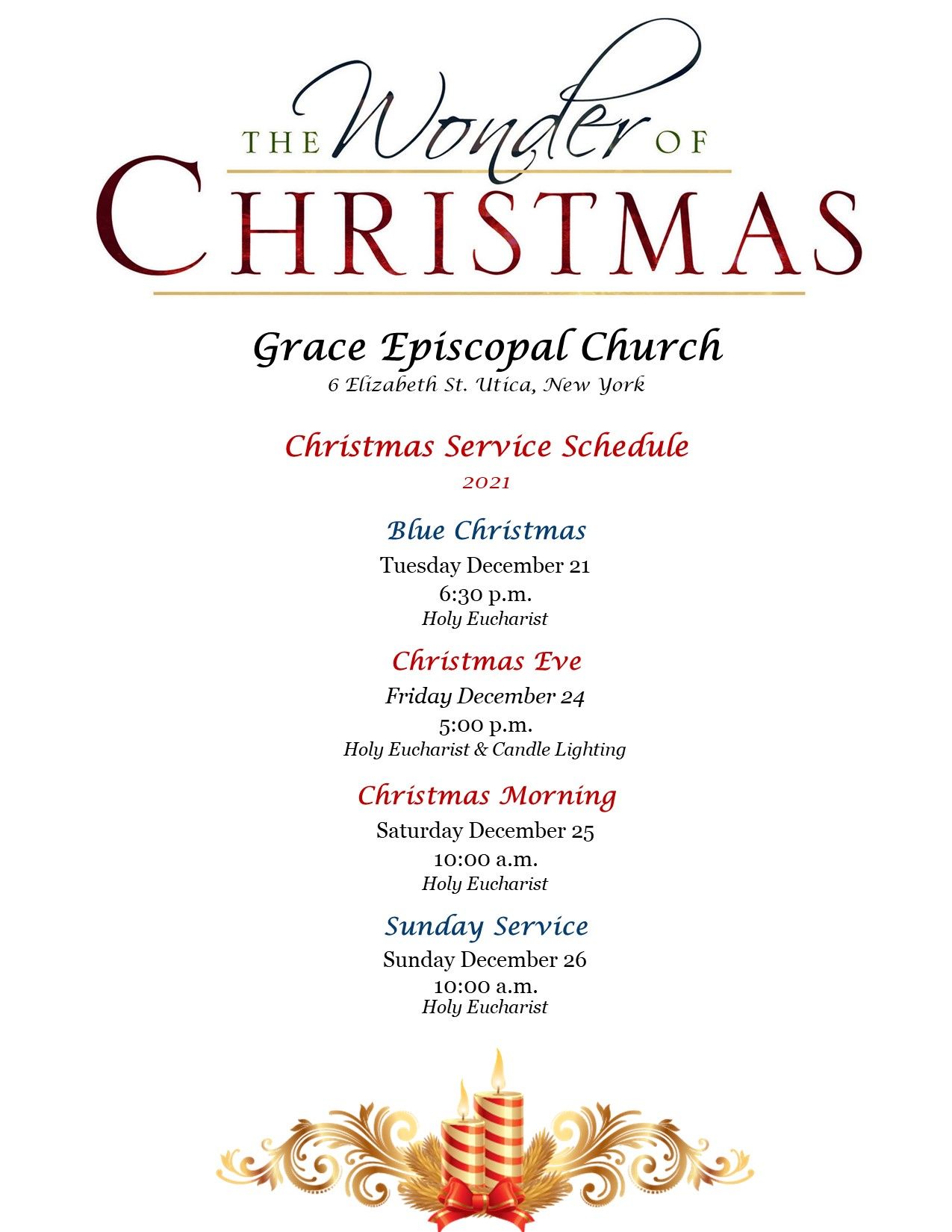 Grace Church eNewsletter: The Fourth Sunday of Advent + Christmas ...