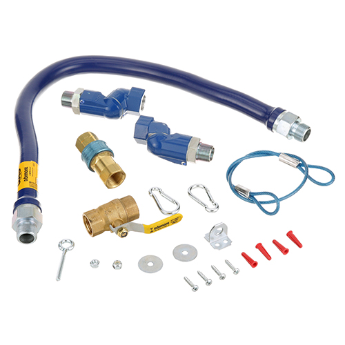 DORMONT - 1675KIT2S36 - GAS HOSE KIT, 3/4" DIA, SNAPFAST, SWIVEL MAX