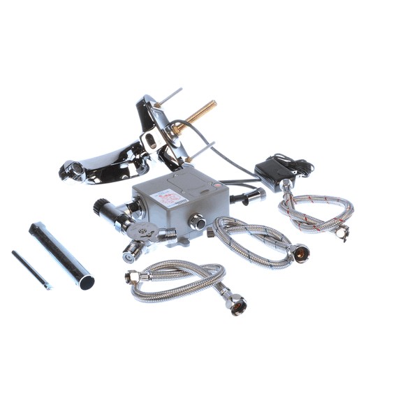 T&S BRASS - EC-3103-VF05 - CHEKPOINT ELEC FCT, DECK MT, 4 CENTERSET