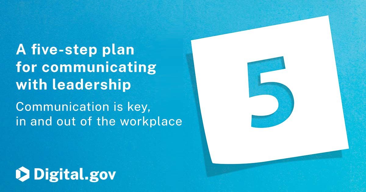 A five-step plan for communicating with leadership – Digital.gov
