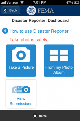 FEMA App adds ‘Disaster Reporter’ feature – Digital.gov