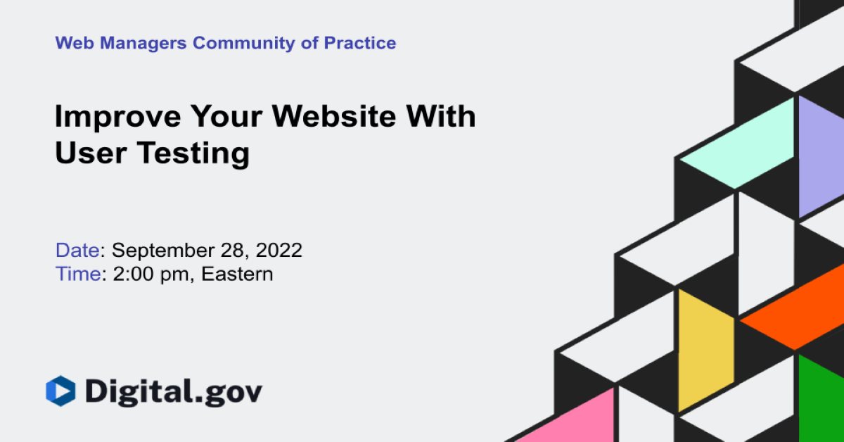 Improve Your Website With User Testing – Digital.gov