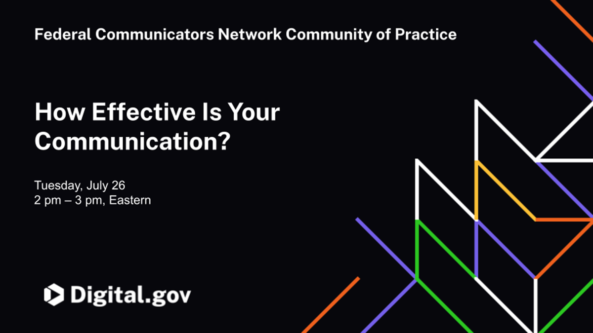 How Effective Is Your Communication? – Digital.gov