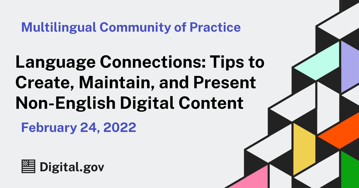 Language Connections: Tips to Create, Maintain, and Present Non-English ...