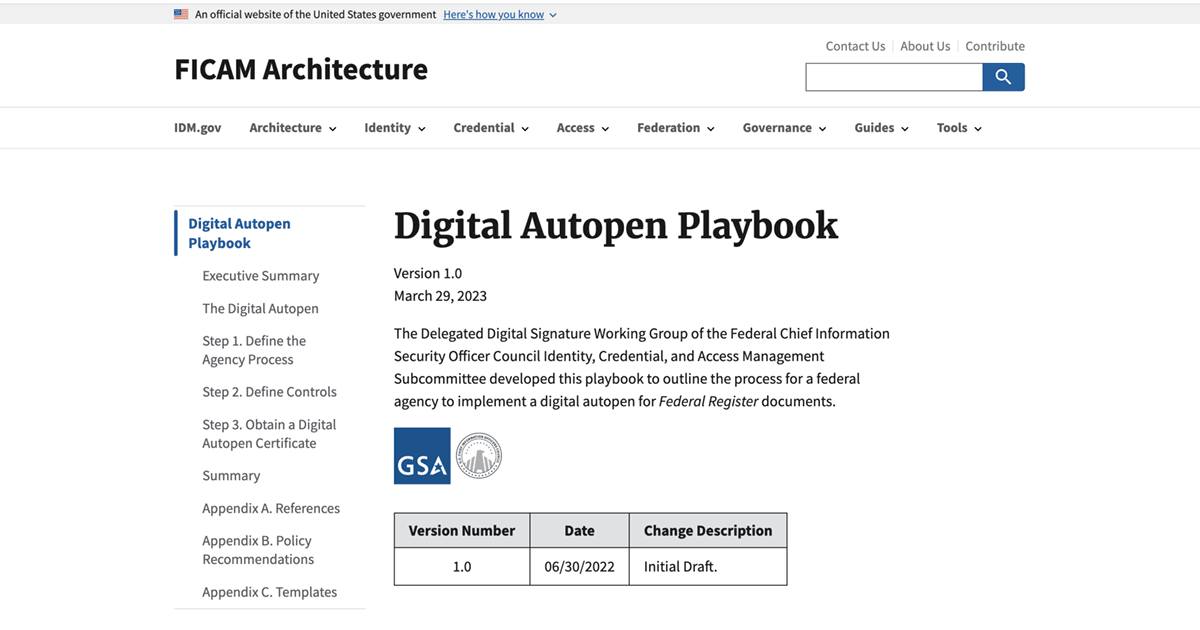 Digital Autopen Playbook pinpoints how agencies can leverage technology ...