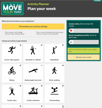 Health.gov’s Move Your Way Activity Planner: A Case Study – Digital.gov