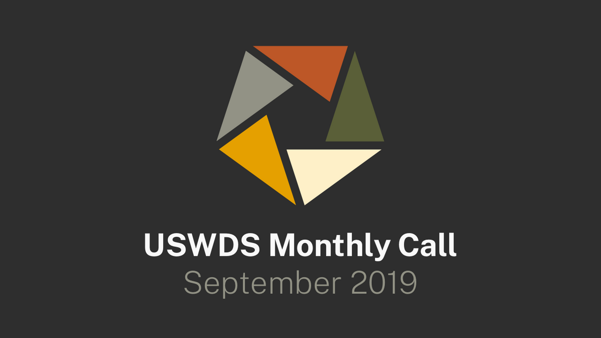 U.S. Web Design System: September Monthly Call – Digital.gov