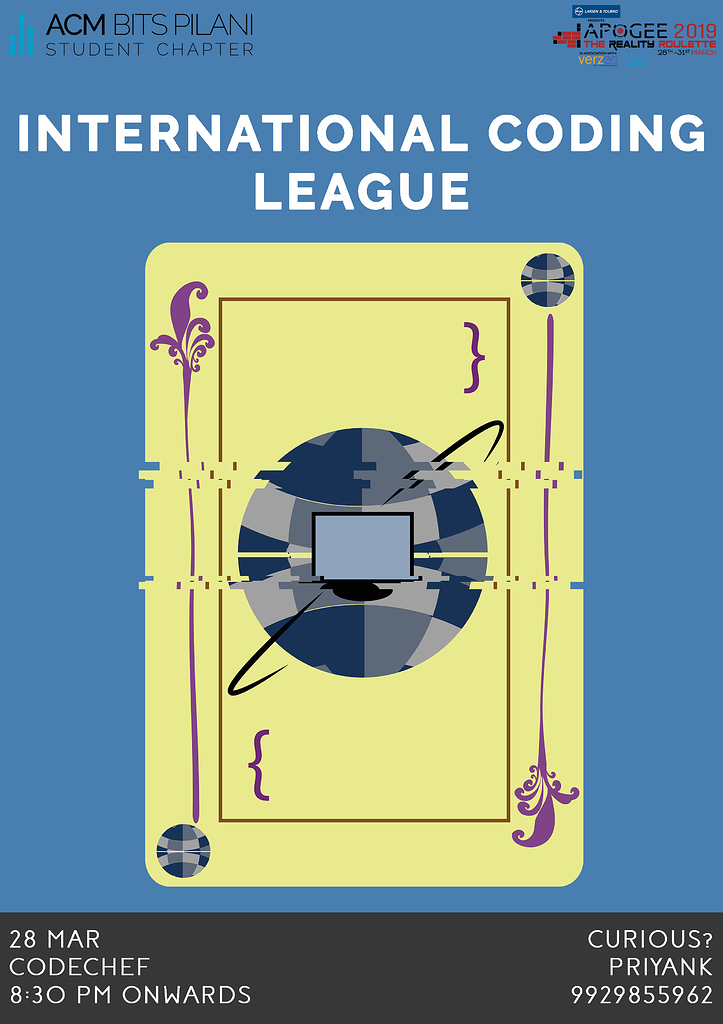 Invitation to International Coding League 2019-External Rated Contest ...