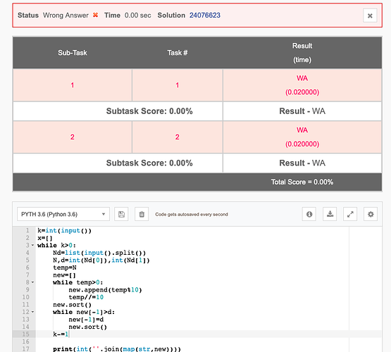Code works while running, but not when I submit it - help - CodeChef Discuss