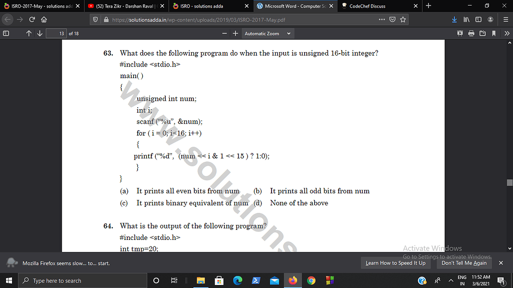 ISRO Question - CodeChef Discuss