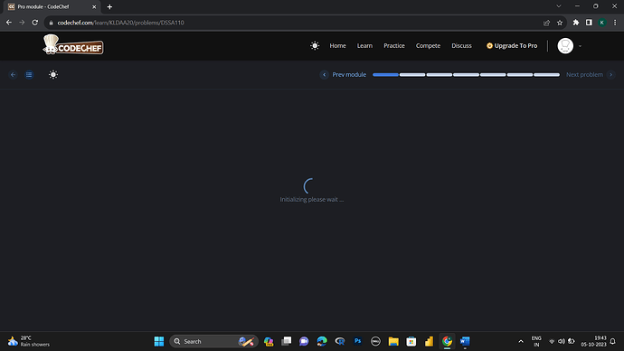 I’m getting a error of Initializing please wait …loading error - bug ... I’m getting a error of Initializing please wait …loading error - bug ...