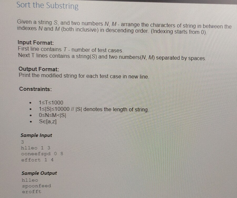 Sort the substring - help - CodeChef Discuss